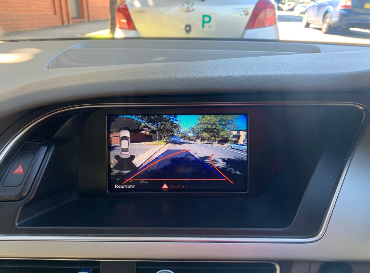 A5 2011 Integrated Reverse Camera | Creative Installations