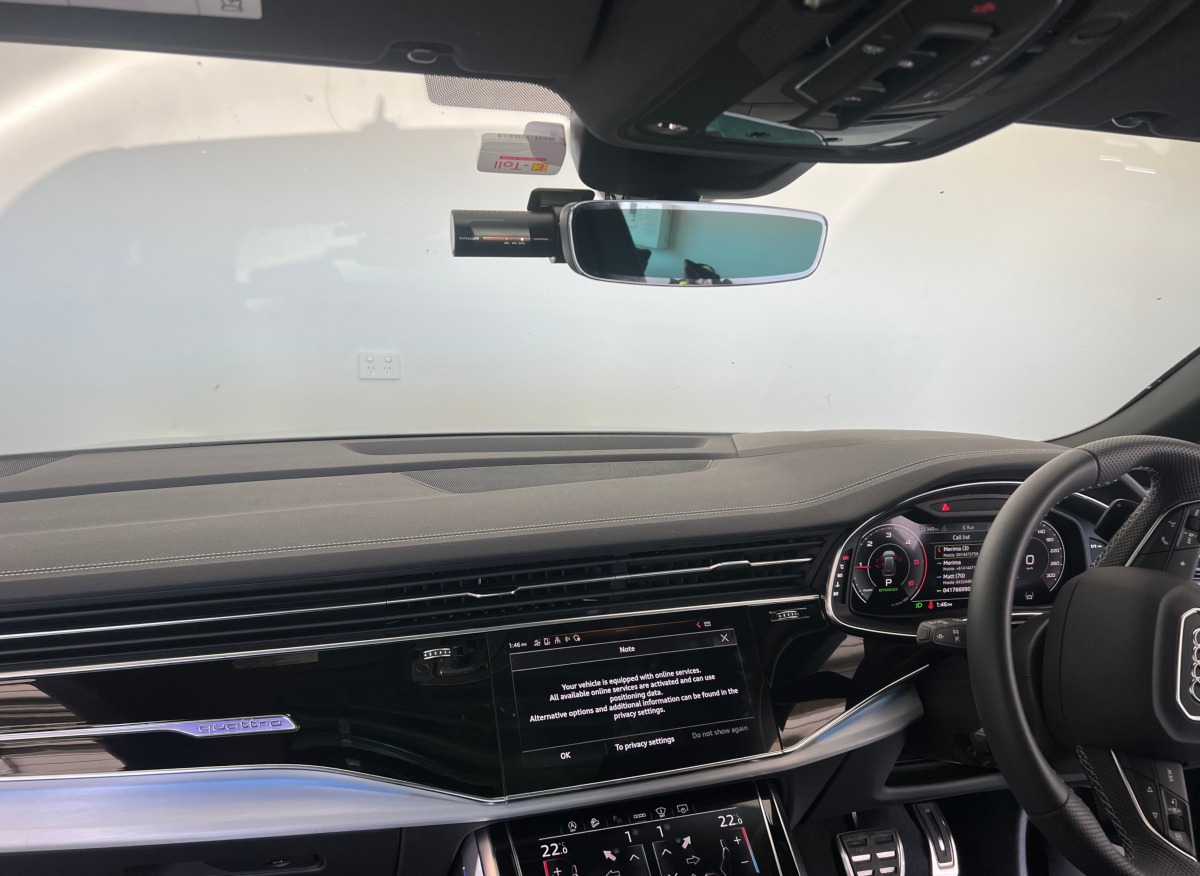 Q8 2012 BlackVue DR970X-2CH Dash Cameras | Creative Installations