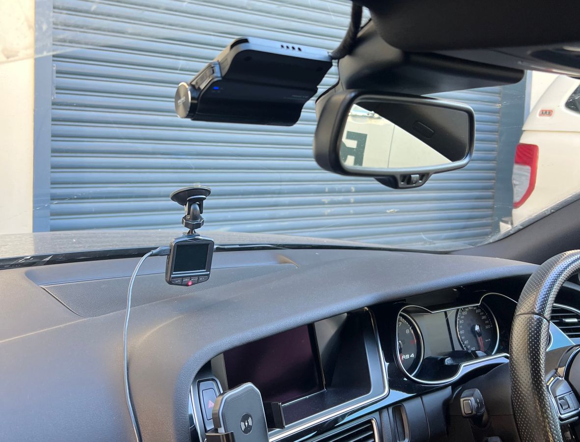 RS4 2013 IROAD X10 Dash Cameras | Creative Installations