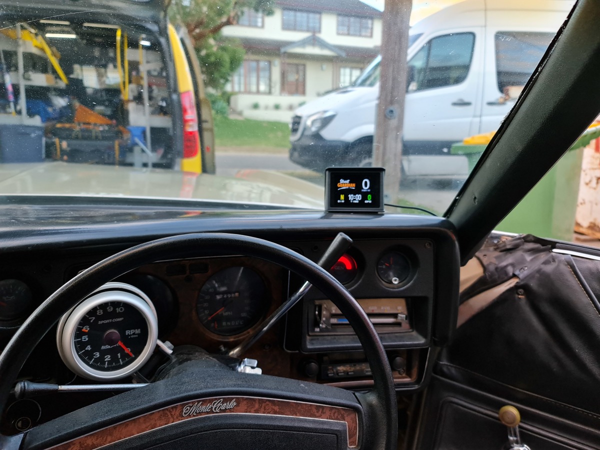 Monte Carlo 1973 Street Guardian SGGGPSAD3 HUD Speedometer | Creative ...