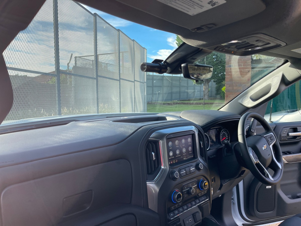 Silverado 2021 BlackVue DR750X-2CH Dash Cameras | Creative Installations