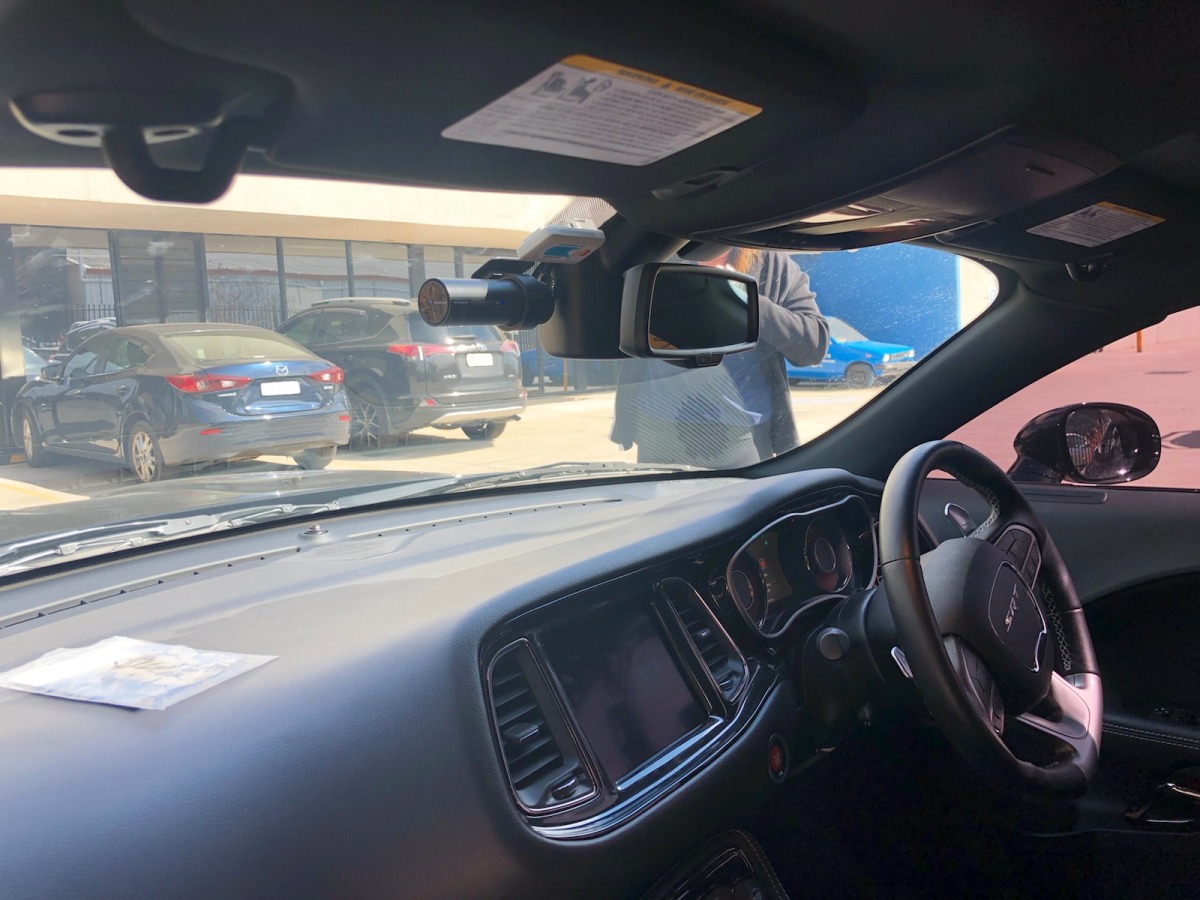 Challenger 2020 BlackVue DR900S-2CH Dash Cameras | Creative Installations