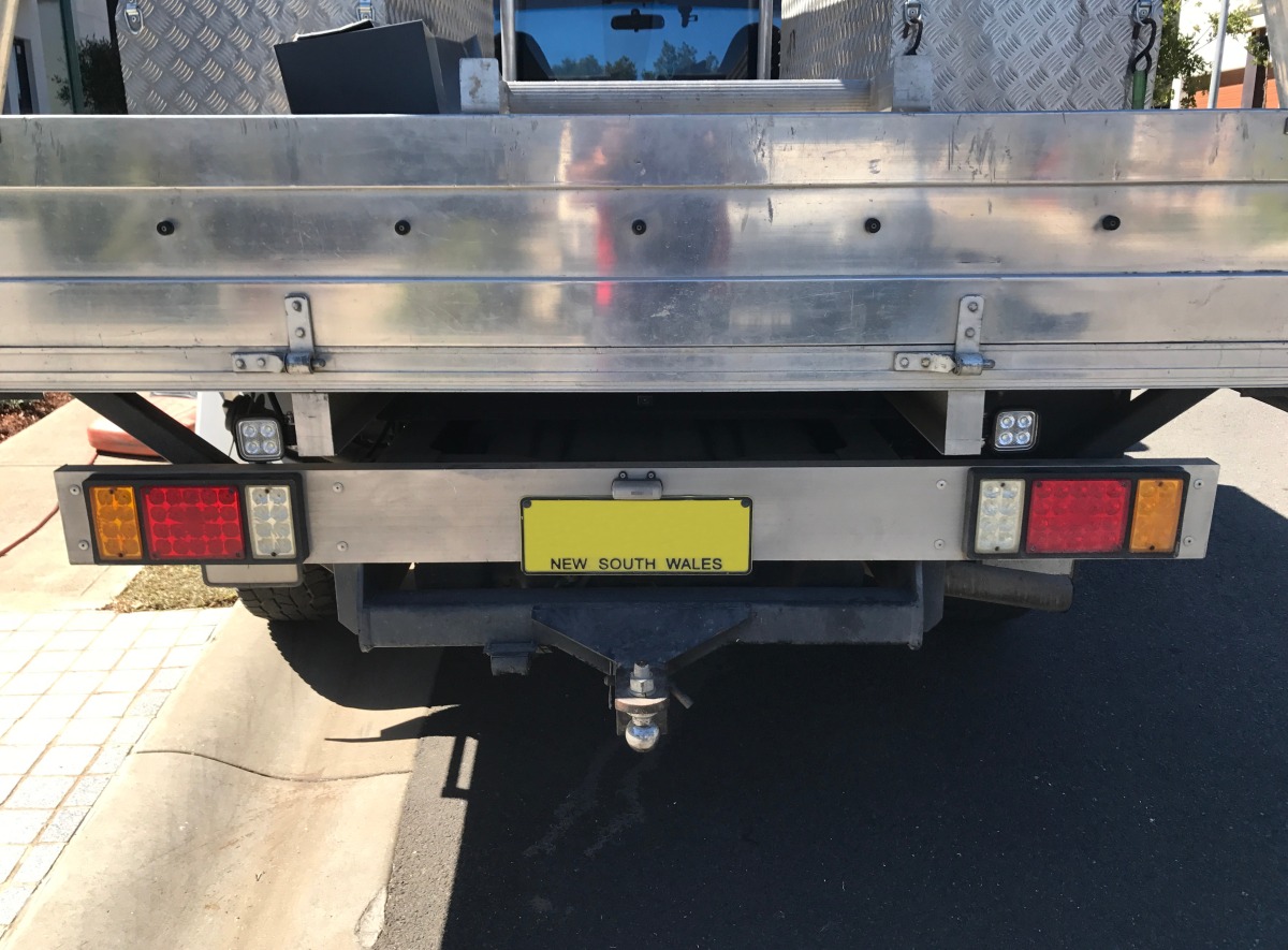 F-350 2001 Thunder 70mm Square LED Work Lights | Creative Installations