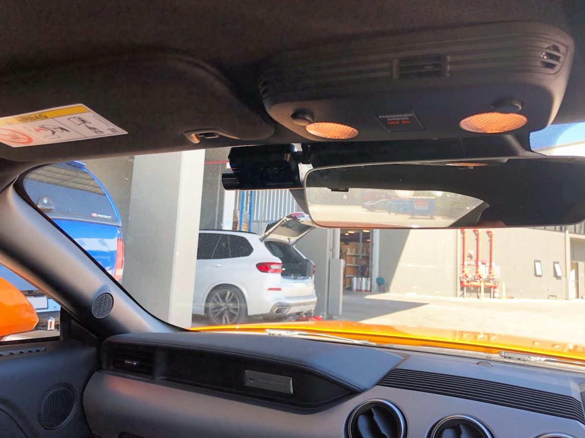 Mustang 2018 THINKWARE F800 Pro Dash Cameras | Creative Installations