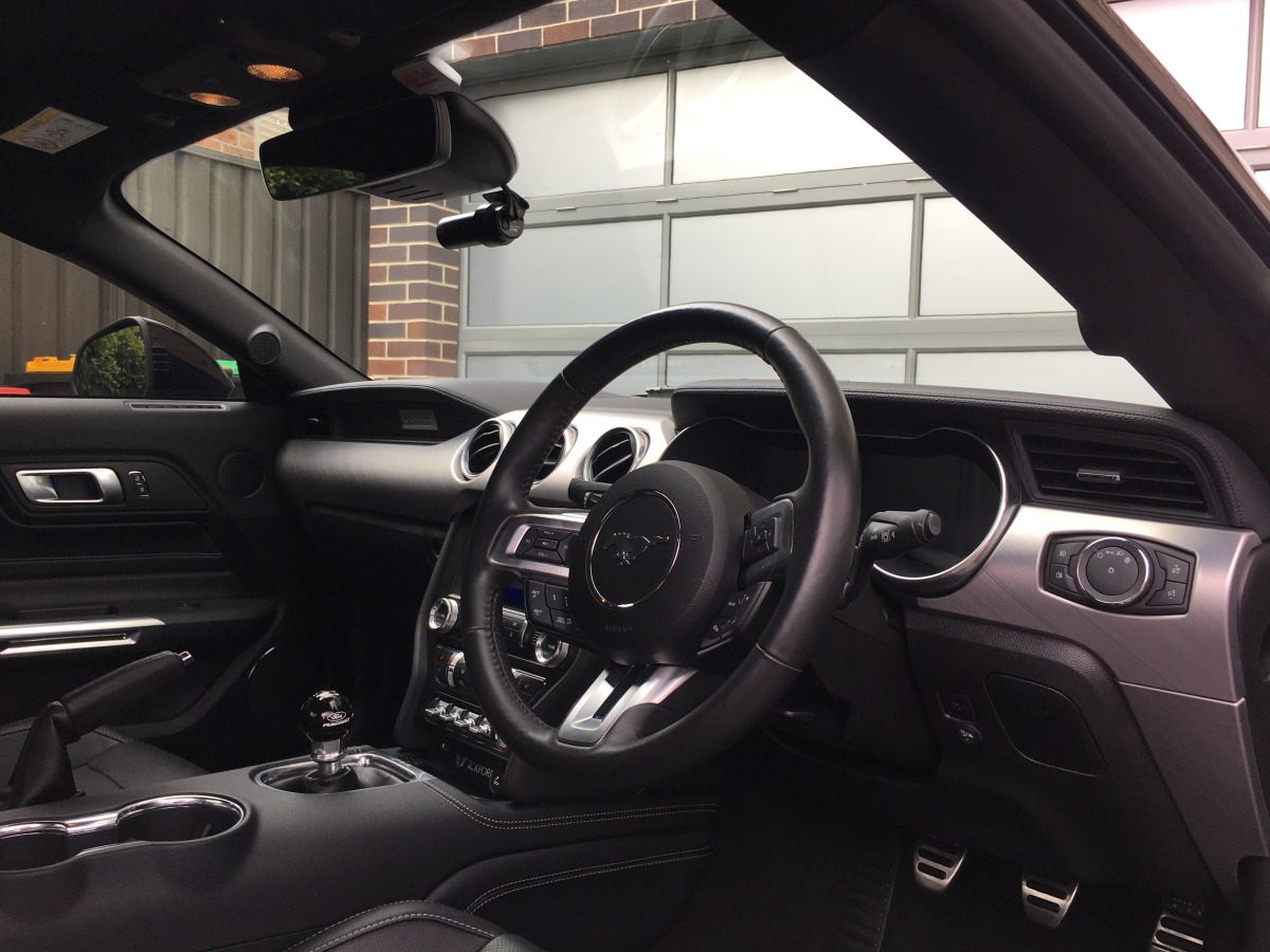 Mustang 2019 BlackVue DR750S-2CH Dash Cameras | Creative Installations