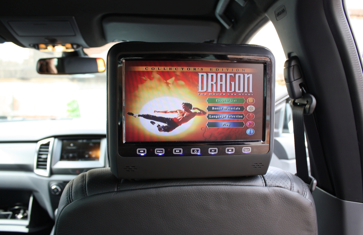 Ranger 2015 9" Headrest DVD Players | Creative Installations