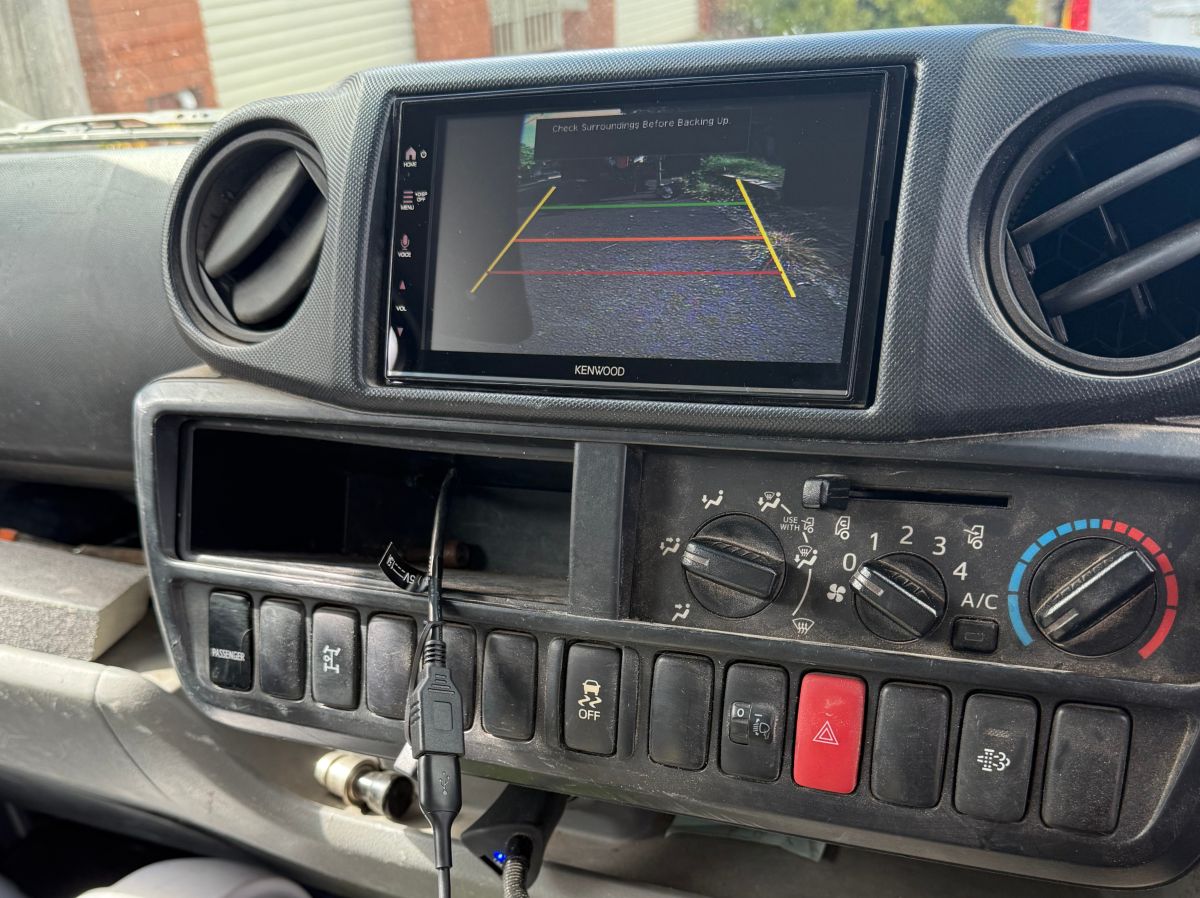 Hino 300 Series 2018 Kenwood DMX7522S Head Unit | Creative Installations