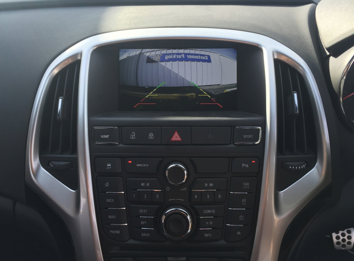 Astra GTC 2015 Integrated Reverse Camera | Creative Installations