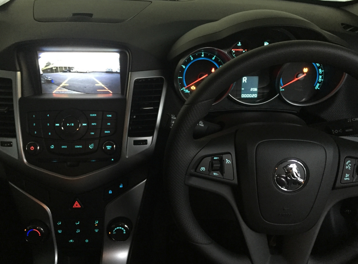 Cruze 2016 Integrated Reverse Camera | Creative Installations