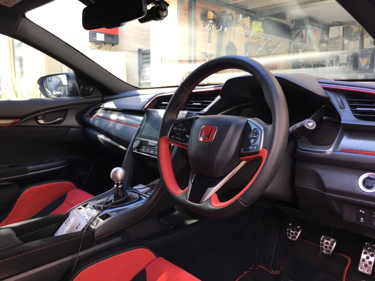 Civic Type R 2018 BlackVue DR750S-2CH Dash Cameras | Creative Installations