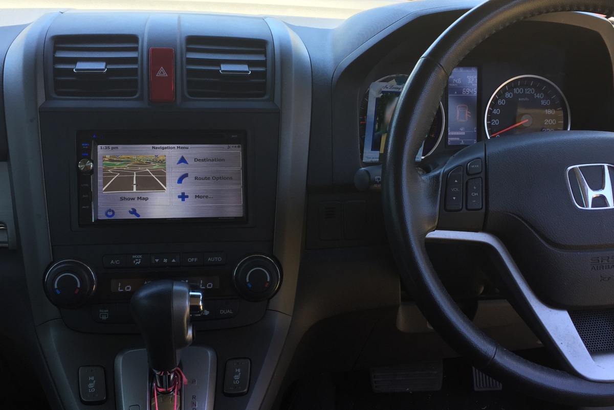 CRV 2007 Axis 1408NAV Sat Nav | Creative Installations