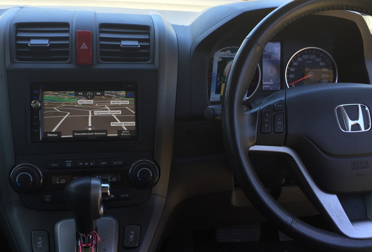 CRV 2007 Axis 1408NAV Sat Nav | Creative Installations