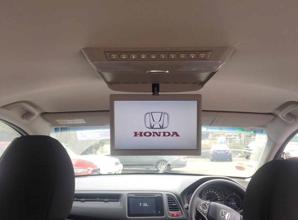 HR-V 2016 10.2" Roof DVD player | Creative Installations