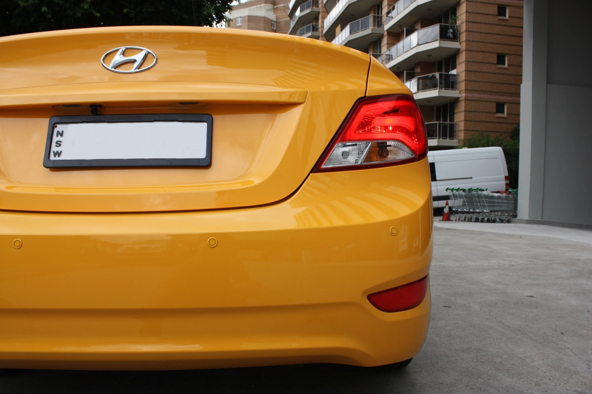 Accent Sedan 2016 Reverse Parking Sensors - LED | Creative Installations