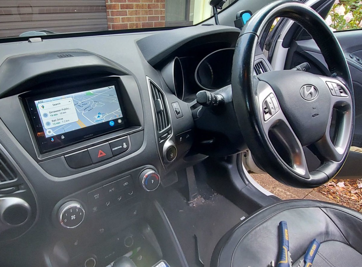 ix35 2014 Kenwood DMX5020S Head Unit | Creative Installations