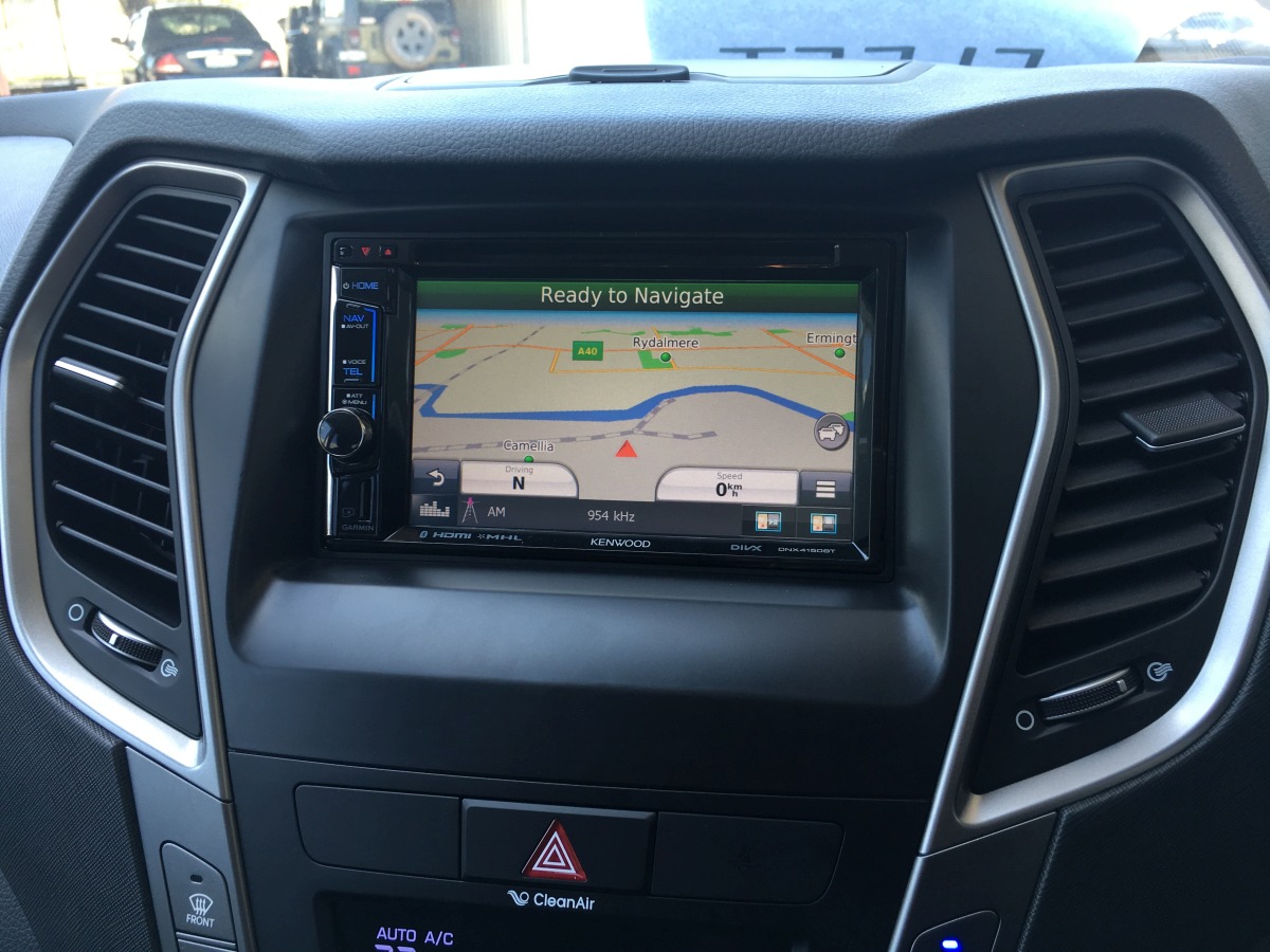 Santa Fe 2017 Kenwood DNX4150BT GPS Navigation System | Creative ...