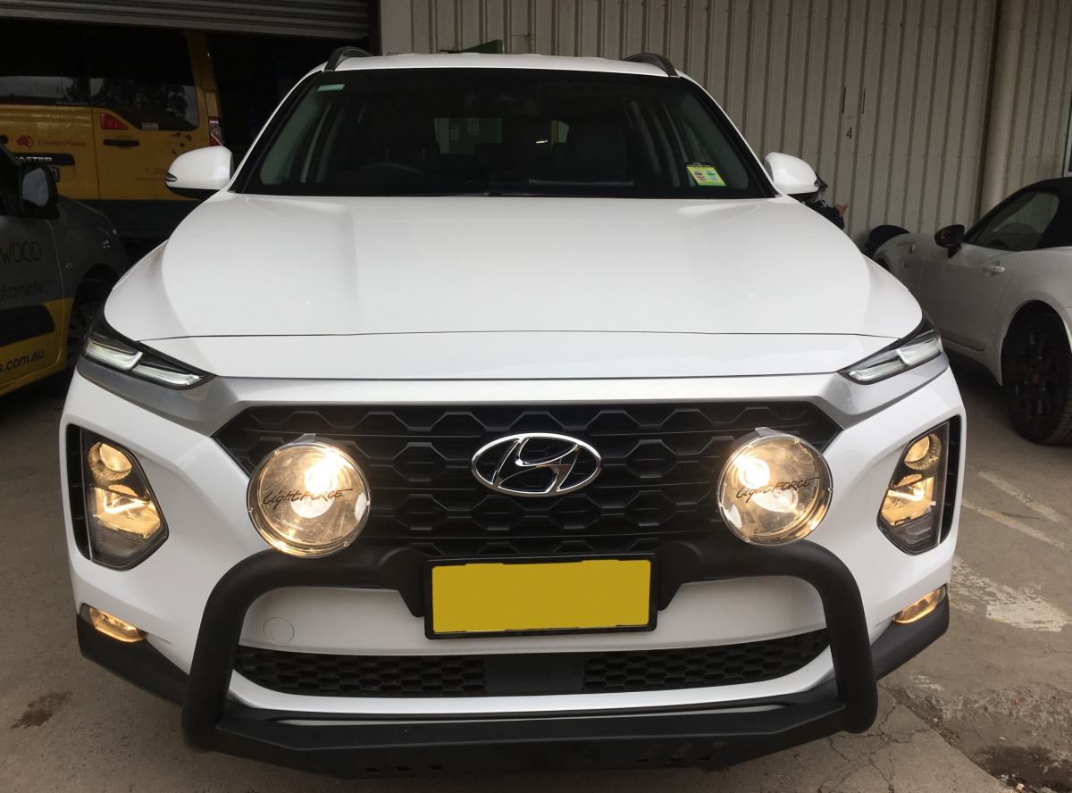 Santa Fe 2019 Lightforce 170 Striker Driving Lights | Creative ...