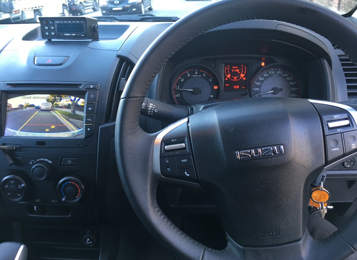 D-Max 2018 Integrated Reverse Camera | Creative Installations