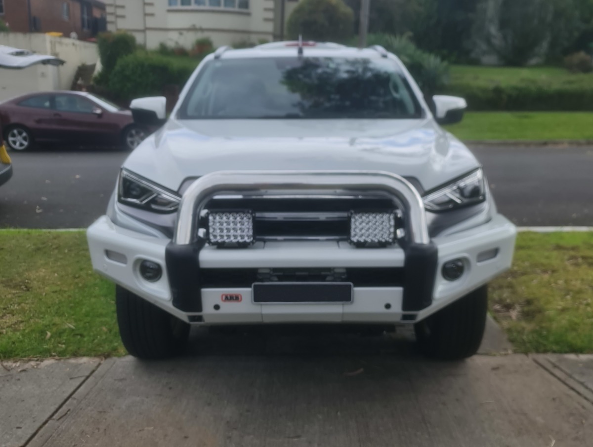 MU-X 2021 STEDI QUAD Pro LED Driving Lights | Creative Installations