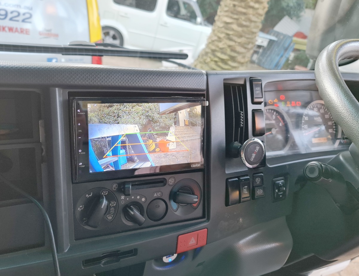 NQR450 2013 Clarion FX450 Head Unit | Creative Installations