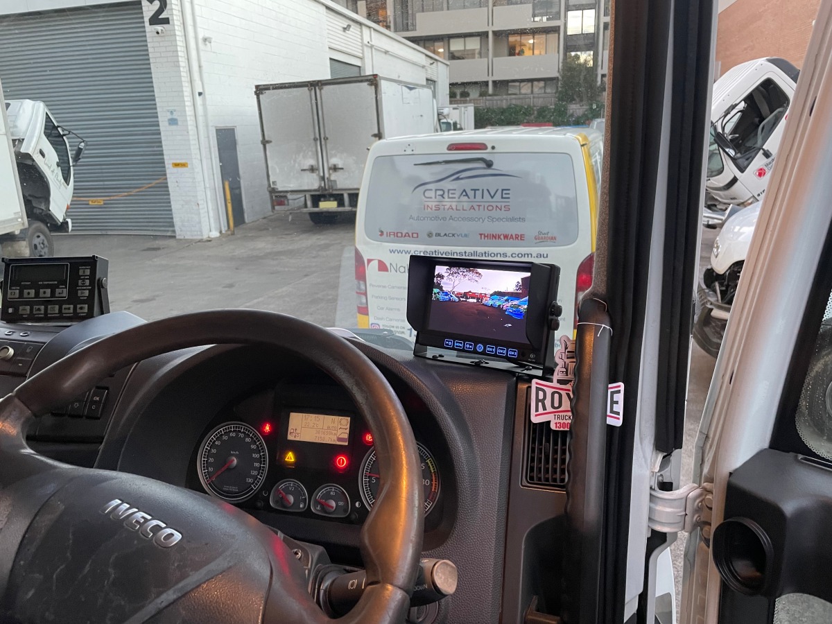 EuroCargo Truck 2012 Reverse Camera | Creative Installations