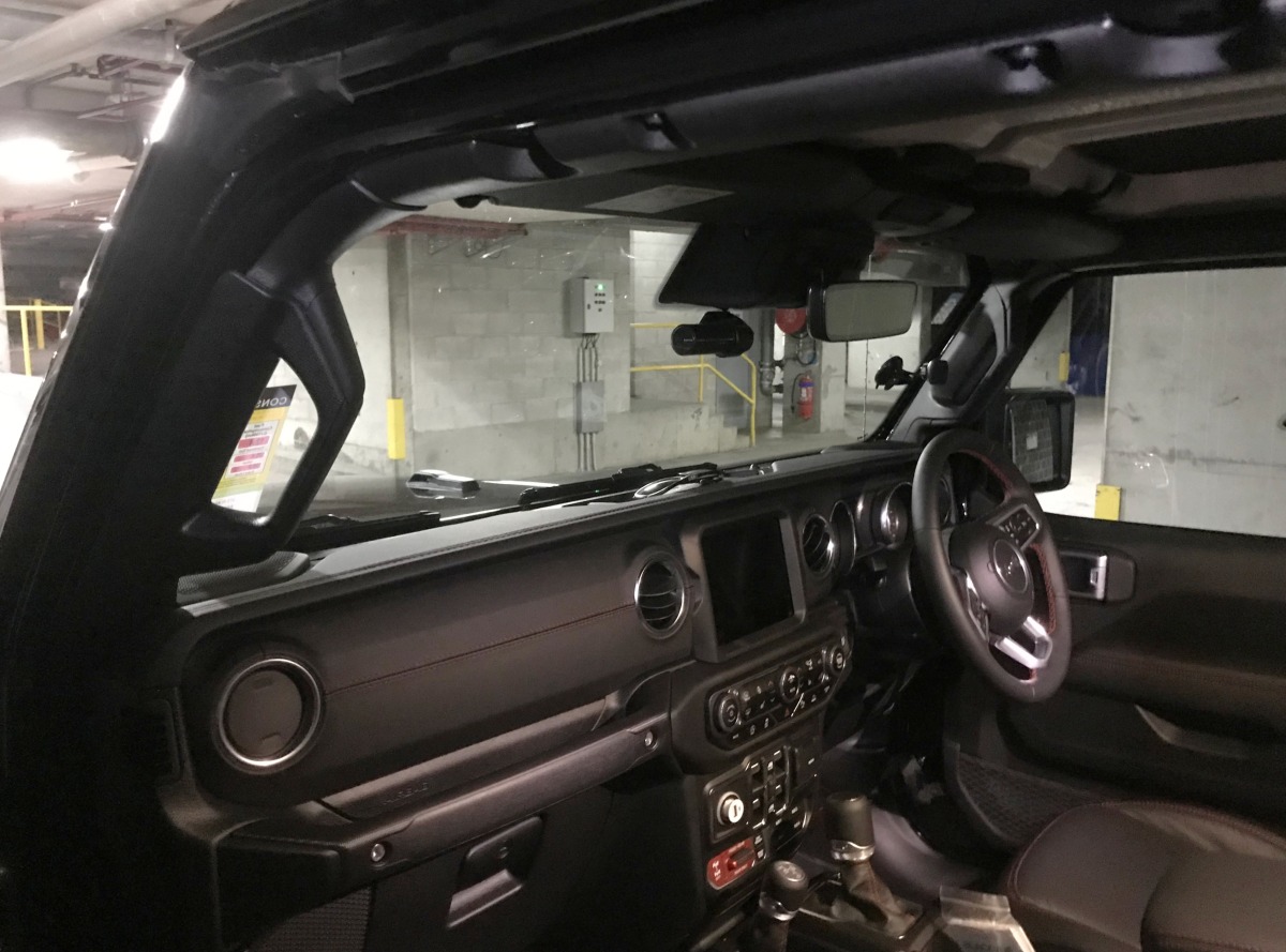 Gladiator 2020 BlackVue DR900S-2CH Dash Cameras | Creative Installations