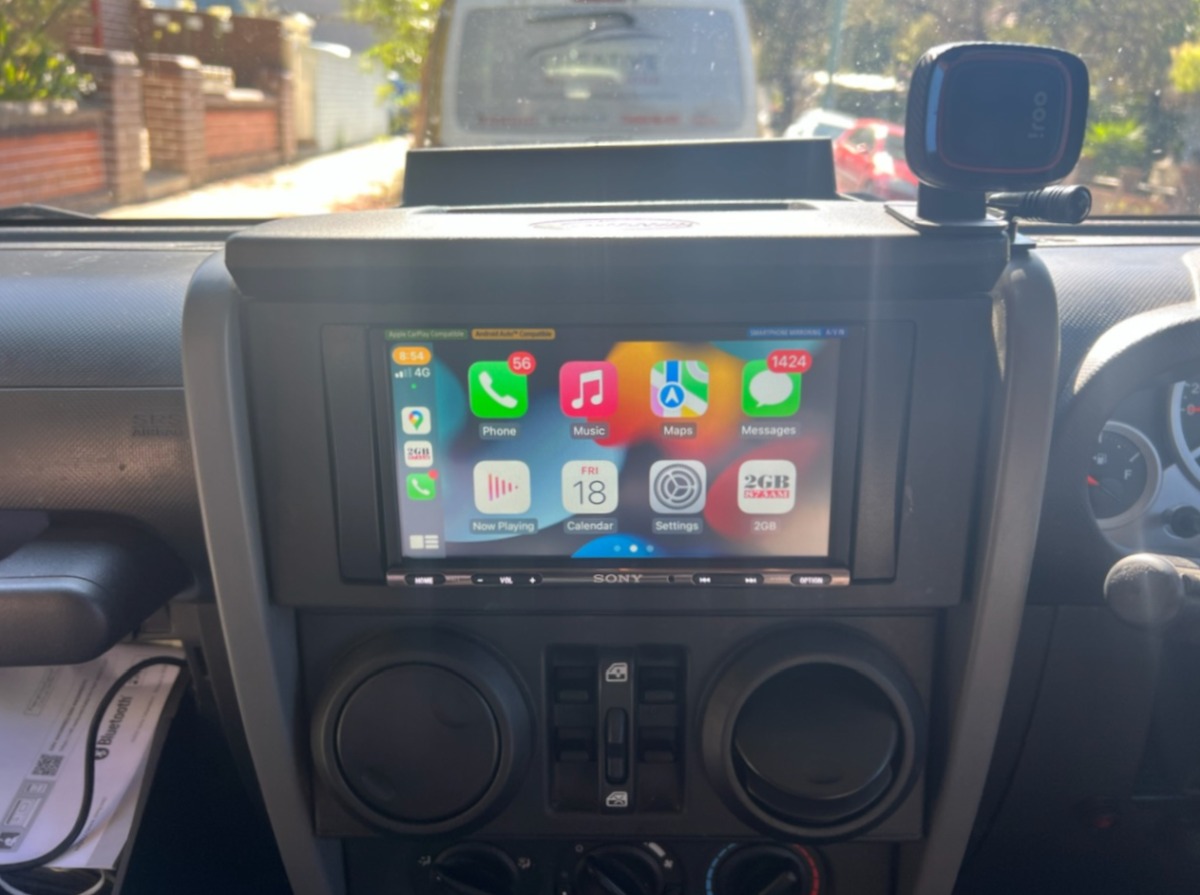 Wrangler 2010 Sony XAV-AX3200 Head Unit | Creative Installations