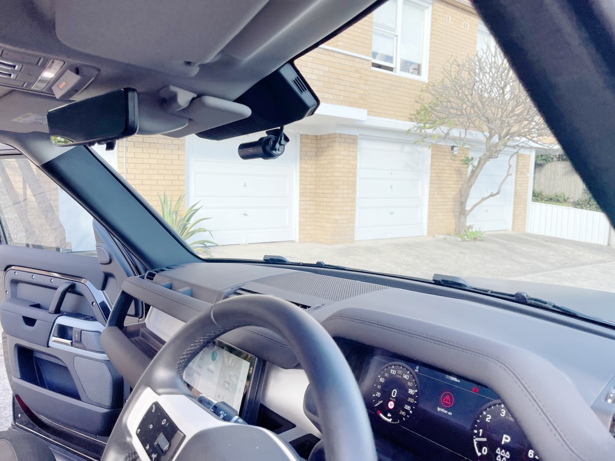 Defender 2021 BlackVue DR900X-2CH Dash Cameras | Creative Installations