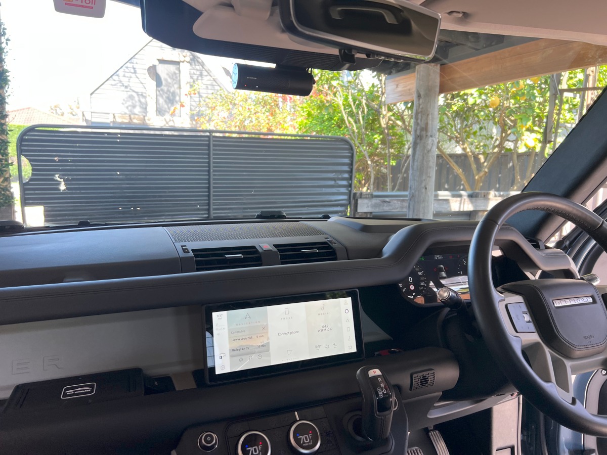 Defender 2021 BlackVue DR970X-2CH LTE Dash Cams | Creative Installations