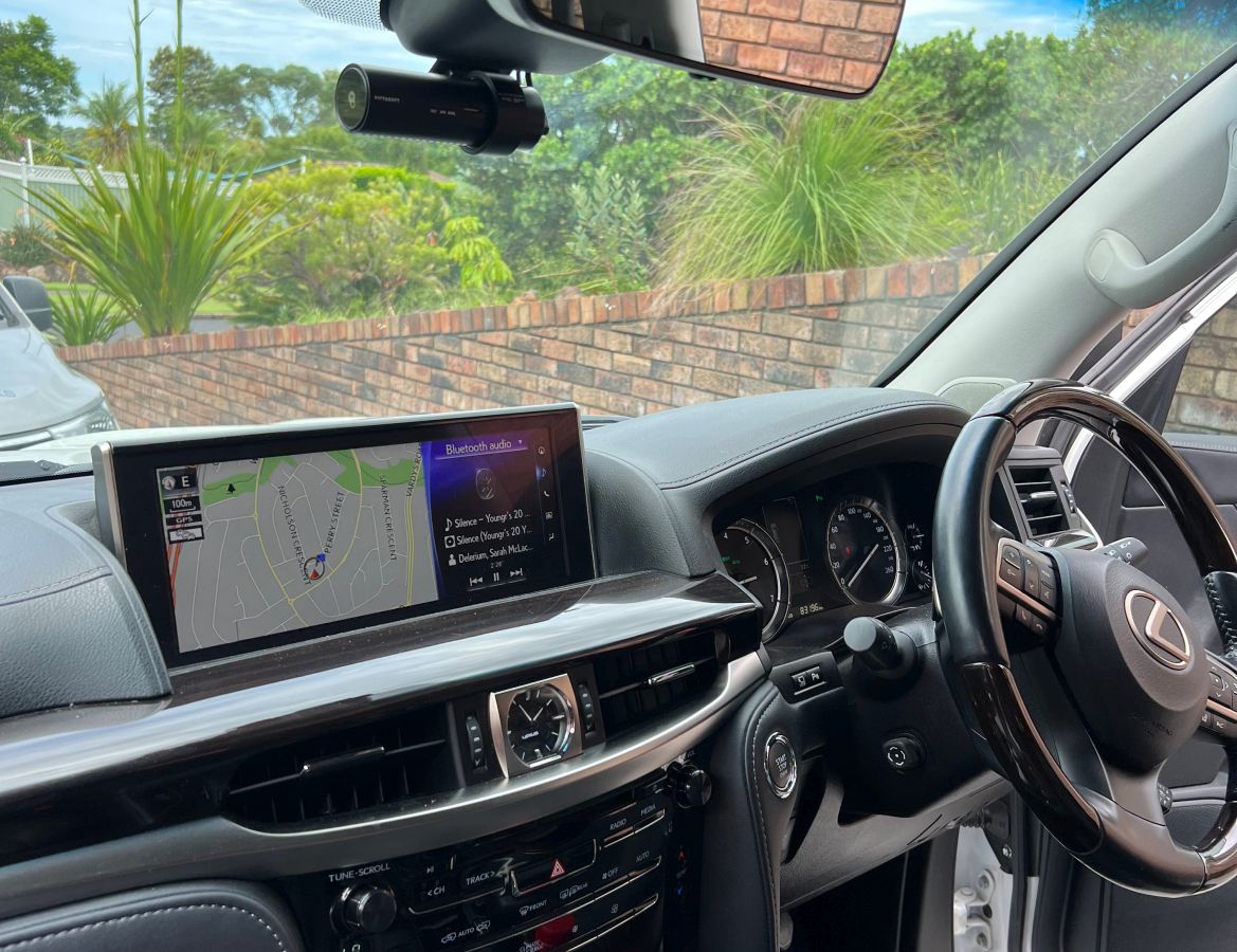 LX470d 2020 BlackVue DR770X-2CH Dash Cameras | Creative Installations