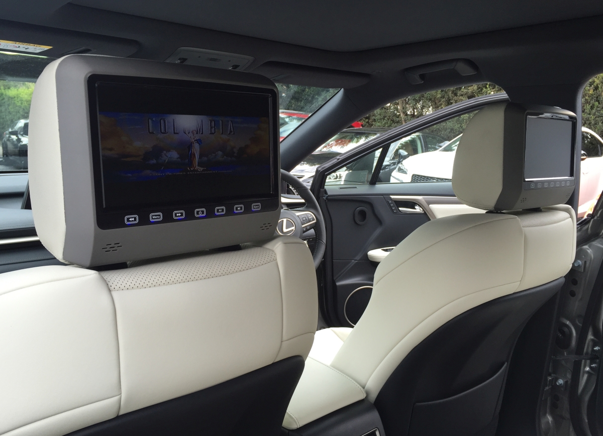 RX 450h 9" Headrest DVD Players | Creative Installations