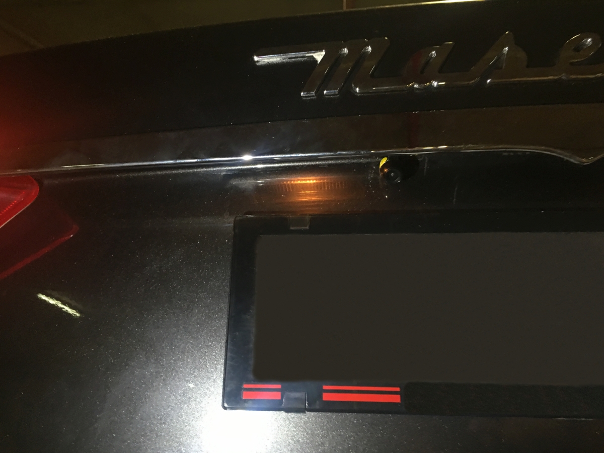 GranTurismo 2016 Integrated Reverse Camera | Creative Installations