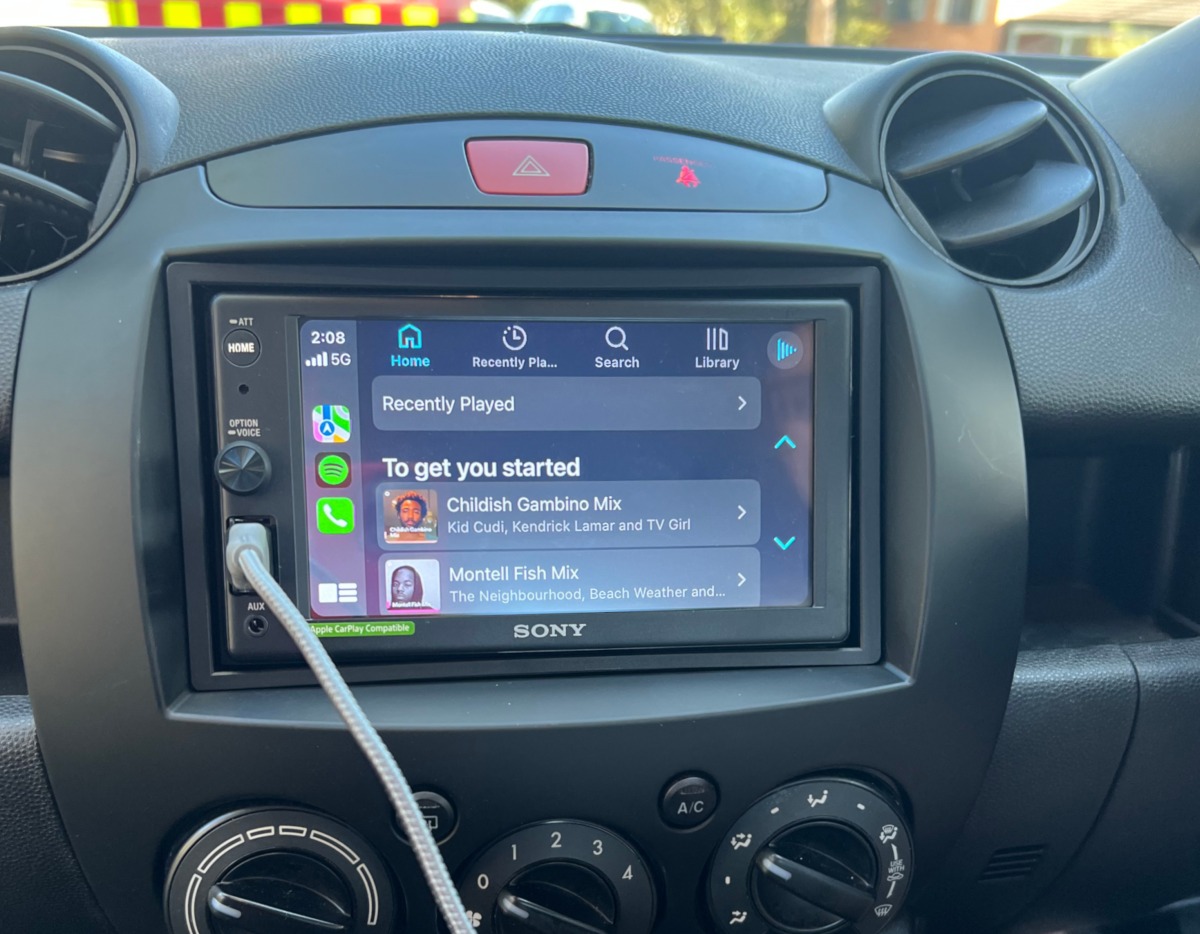 Mazda2 2014 Sony XAV-AX1000 Head Unit | Creative Installations