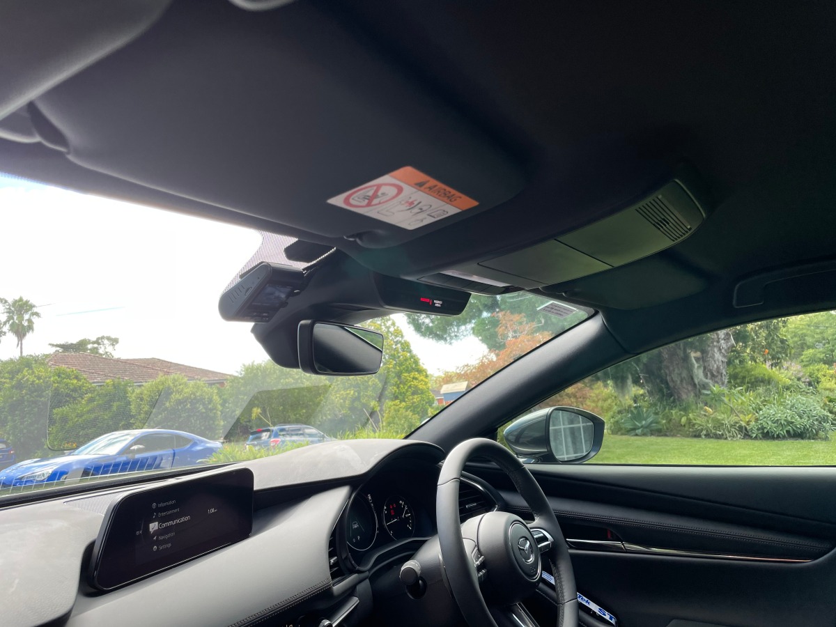 Mazda3 2020 Street Guardian SG9663DCPRO+ Dash Cams | Creative Installations