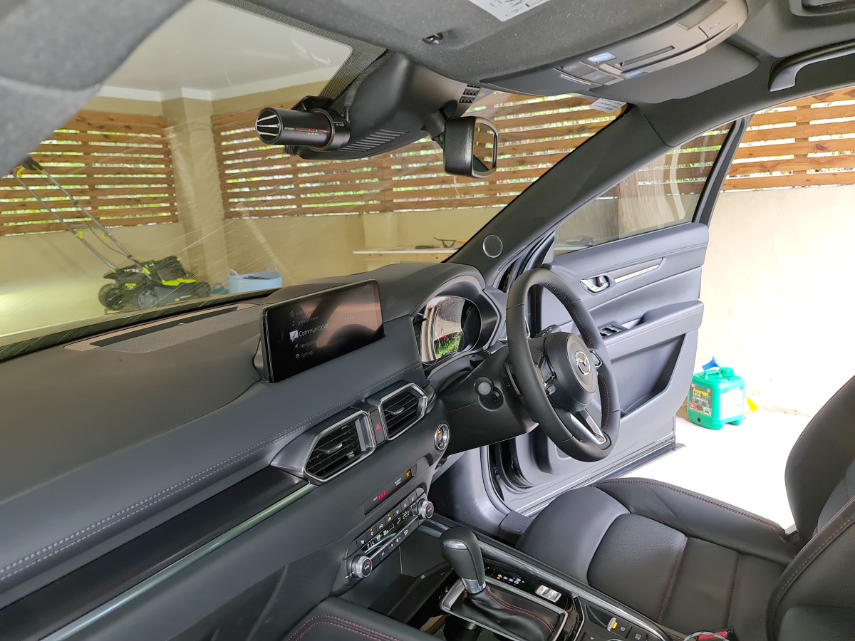 CX-5 2022 BlackVue DR900X-2CH Plus Dash Cameras | Creative Installations