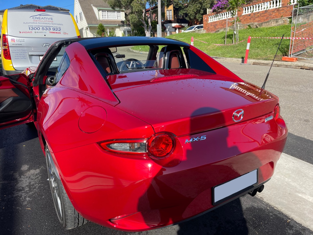 MX-5 2017 BlackVue DR750X-2CH Plus Dash Cameras | Creative Installations