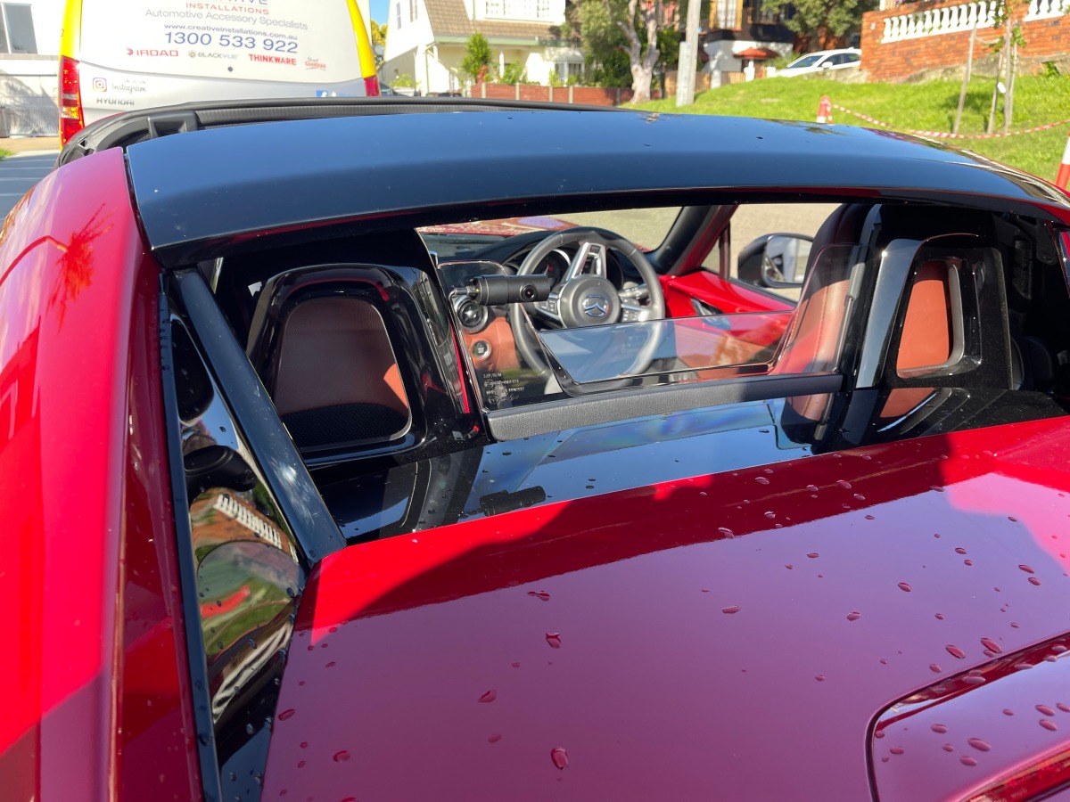 MX-5 2017 BlackVue DR750X-2CH Plus Dash Cameras | Creative Installations