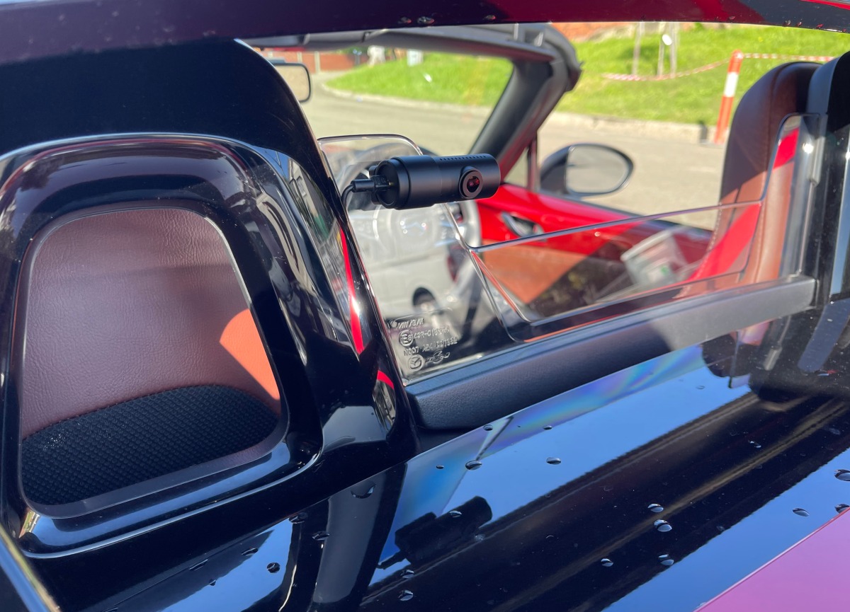 MX-5 2017 BlackVue DR750X-2CH Plus Dash Cameras | Creative Installations