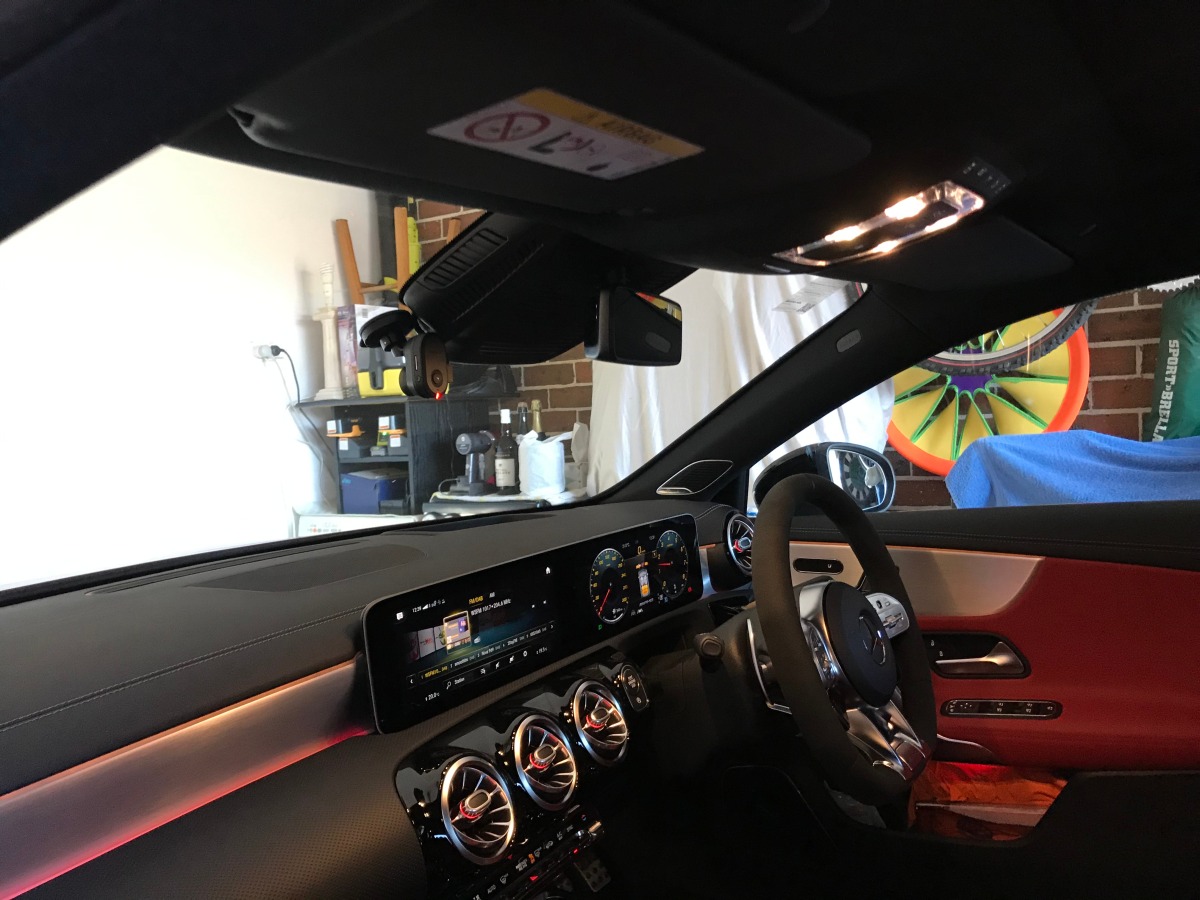 A45 AMG 2020 Garmin Dash Cam Mini | Creative Installations