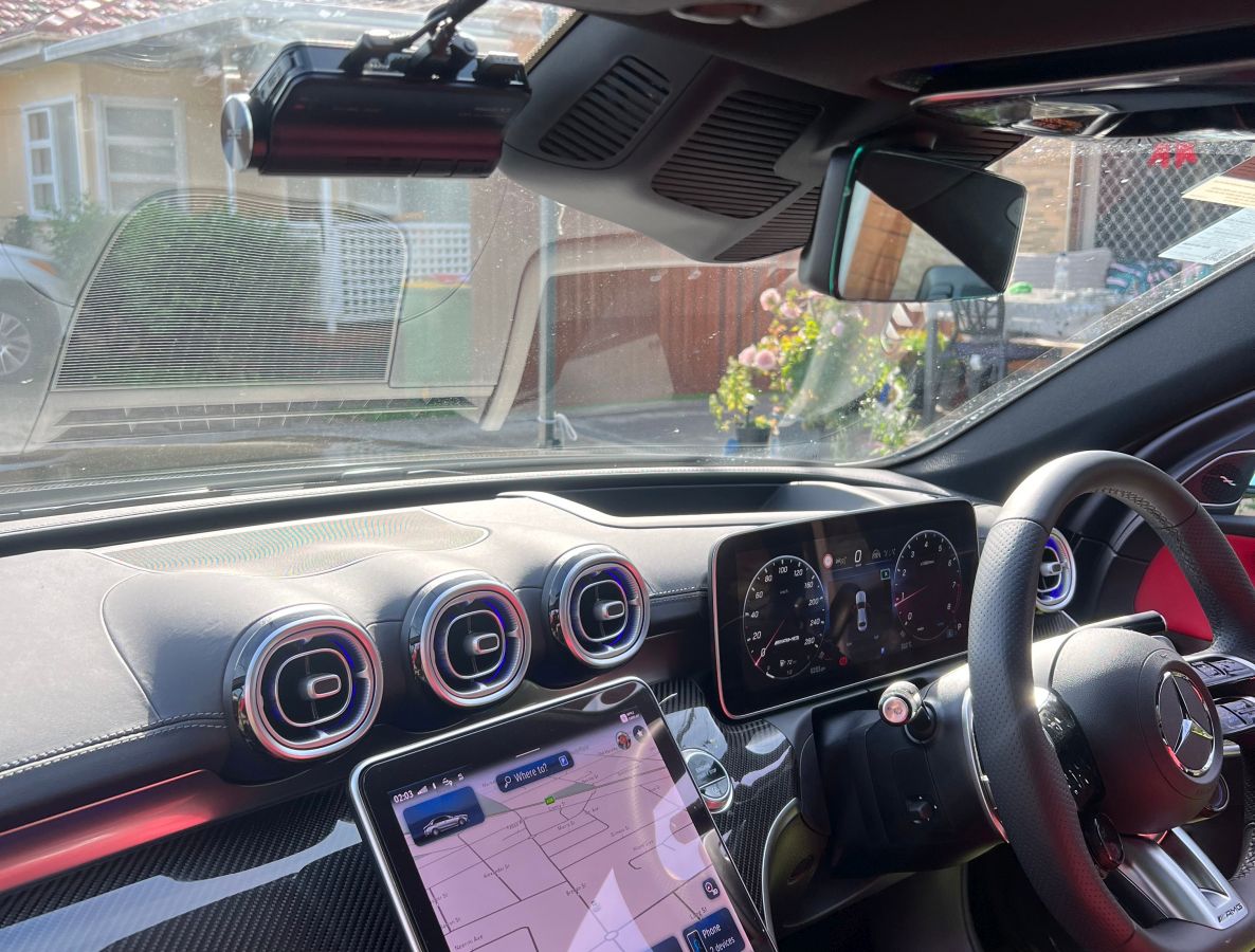 C43 AMG 2023 IROAD X11 Dash Cameras | Creative Installations