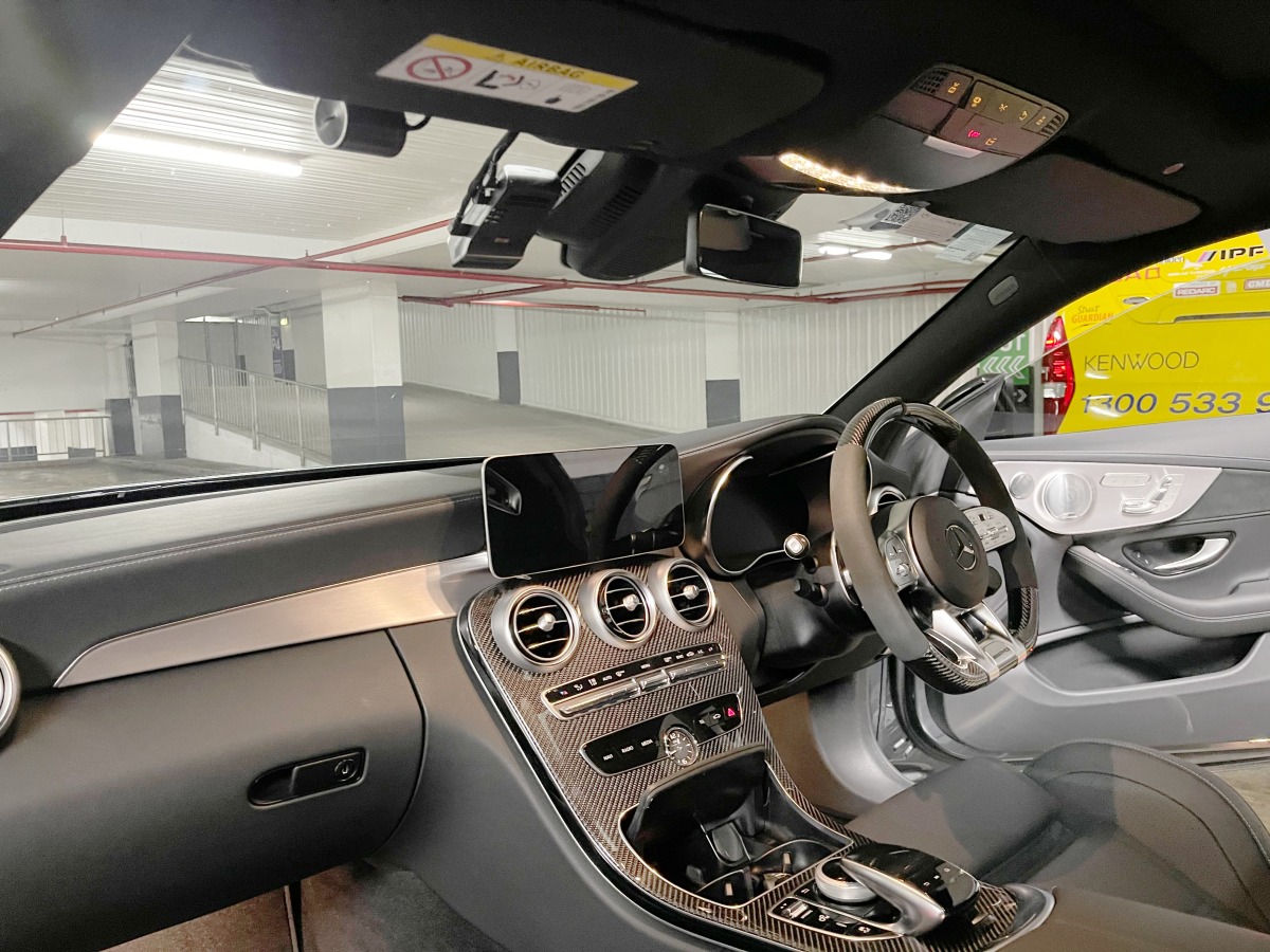 C63S AMG 2021 THINKWARE U1000 Dash Cameras | Creative Installations