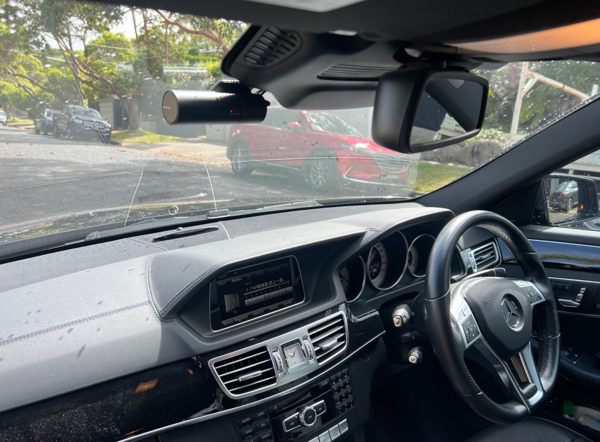 E400 2014 BlackVue DR590X-2CH Dash Cams | Creative Installations