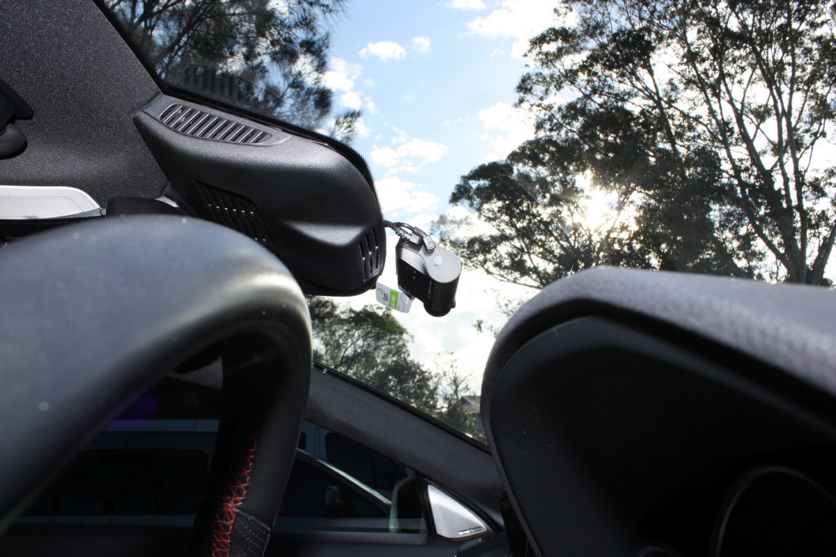 E400 Coupe 2015 THINKWARE F800 Pro Dash Cameras | Creative Installations