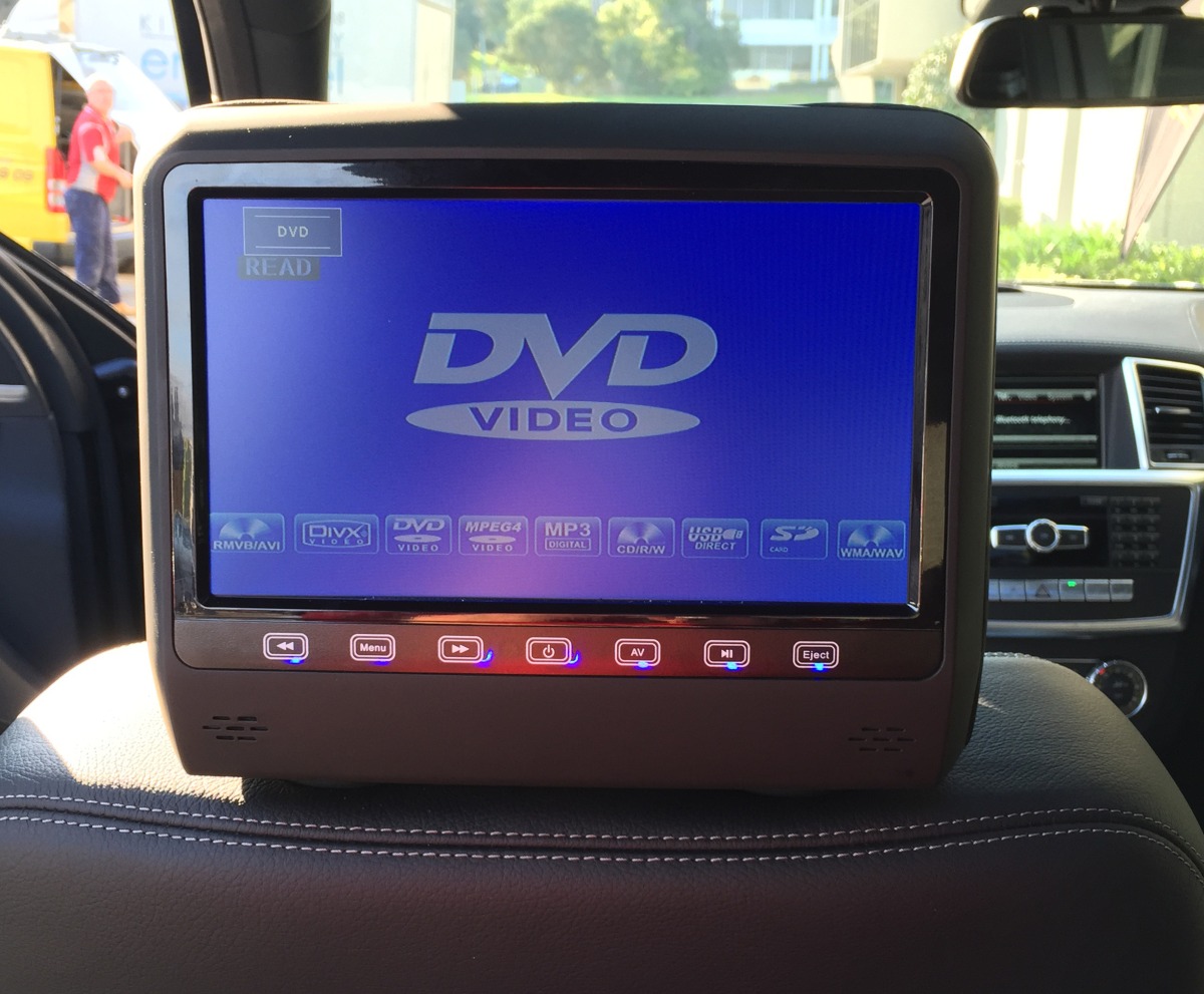 GL350 2015 9" Headrest DVD Players | Creative Installations