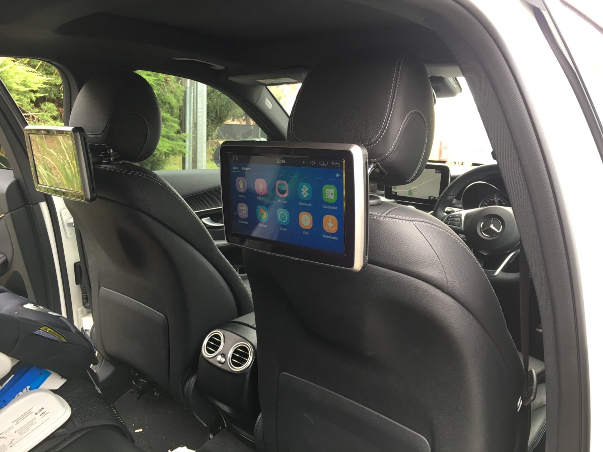 GLC250 2018 10.1" Active Headrest DVD Players | Creative Installations