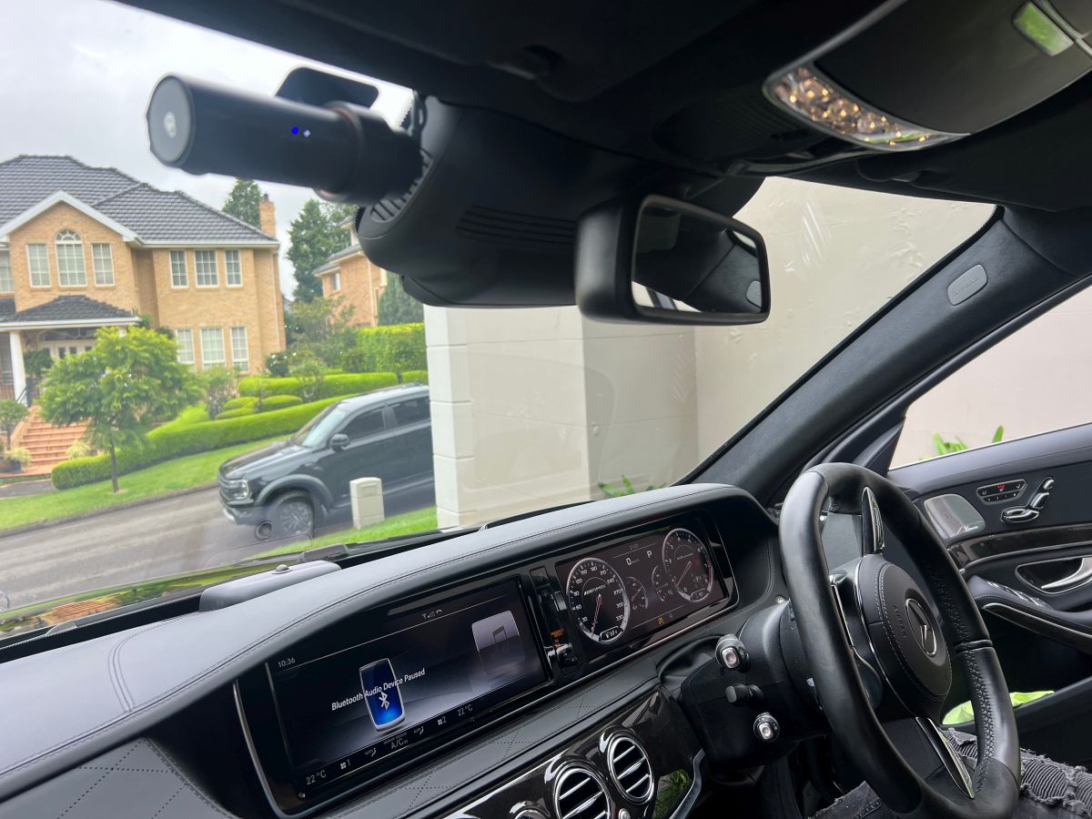 S63 AMG 2015 BlackVue DR970X-2CH Plus Dash Cams | Creative Installations