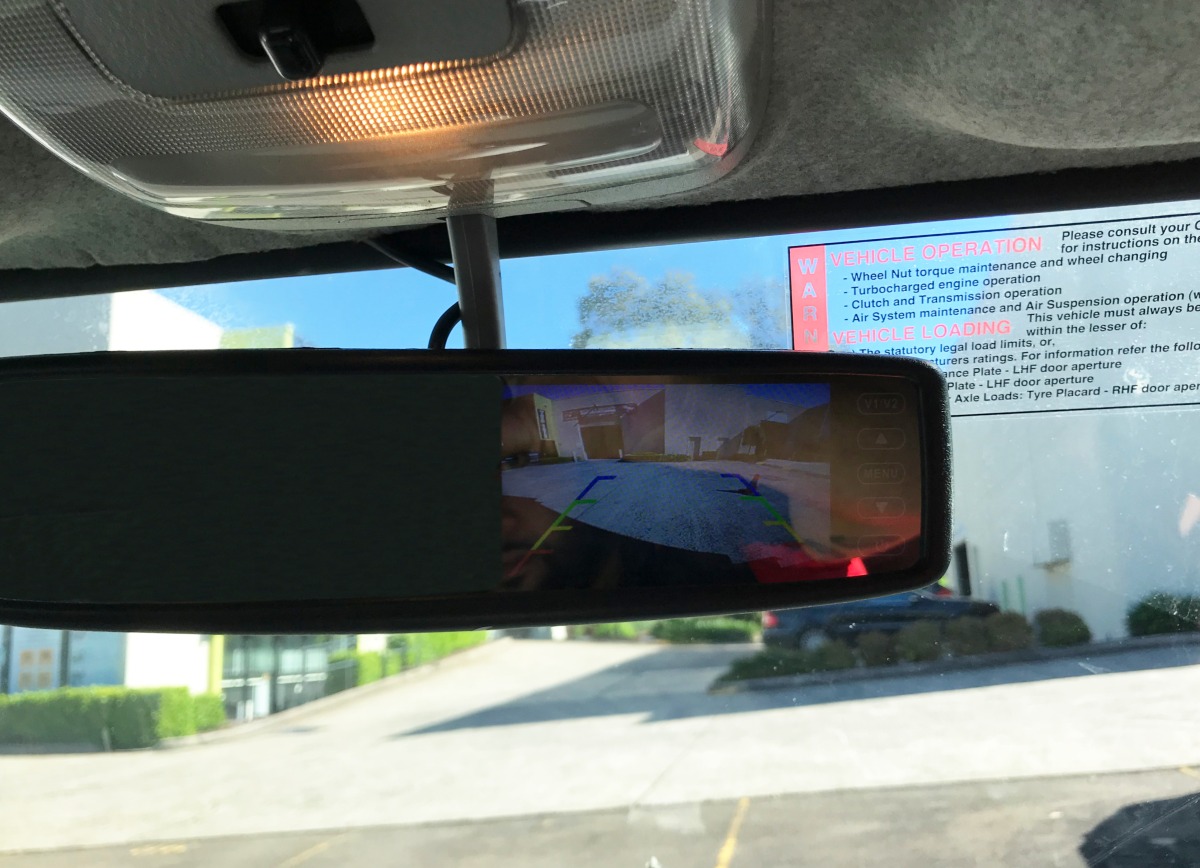 Fuso Canter Truck 2005 Clip-On Reverse Mirror Camera | Creative Installations