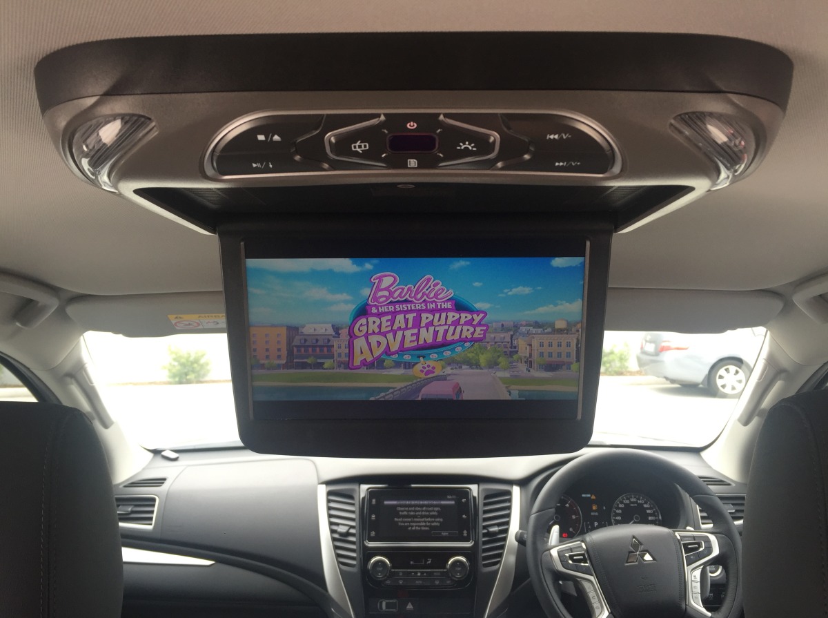 Pajero Sport 2017 11.4" Roof DVD player | Creative Installations