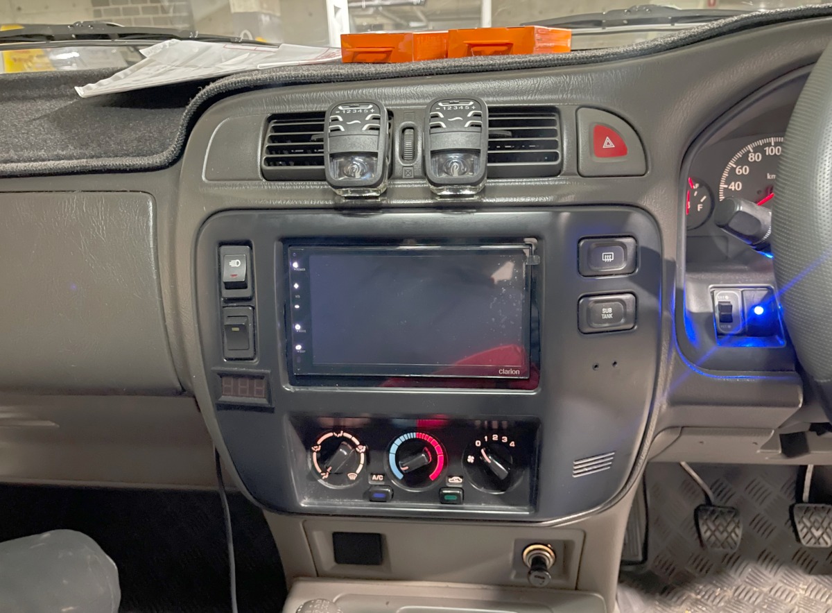 Patrol 1998 Clarion FX450 Head Unit | Creative Installations
