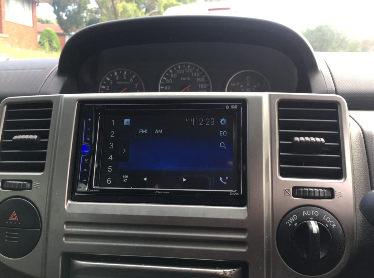X-Trail 2005 Pioneer AVH-A205BT Infotainment System | Creative Installations